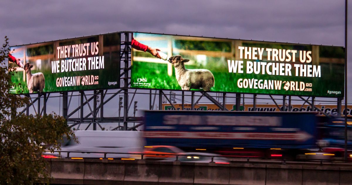 Go Vegan World Marketing Week OOh Advertising